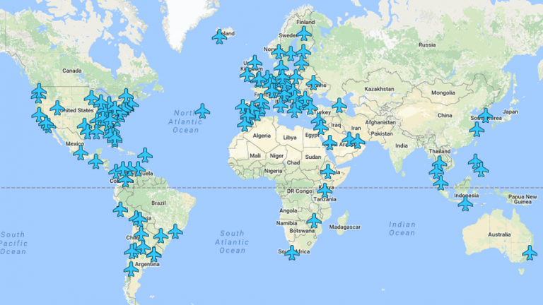 Every Country's National Animal On One Cool Map - Flytrippers