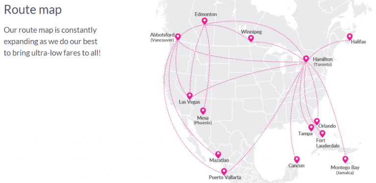 Map Of All The Amazing Destinations You Can Fly To For Free If You Win ...