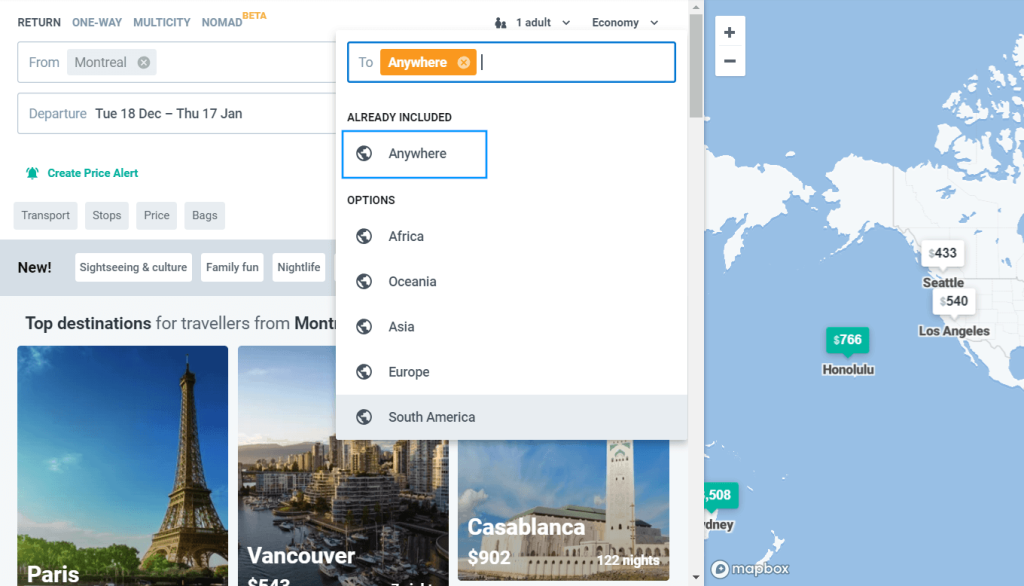 How To See The Cheapest Destinations To Fly To During The Holidays ...