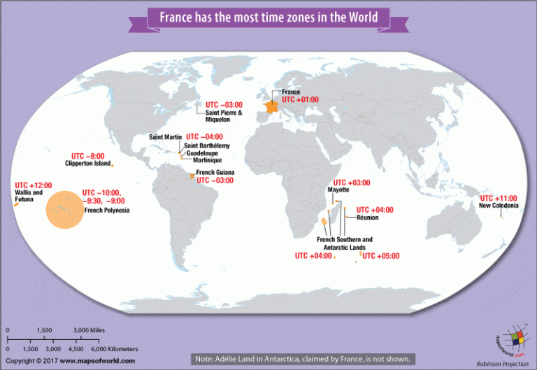 Which Country Has The Most Time Zones - Flytrippers