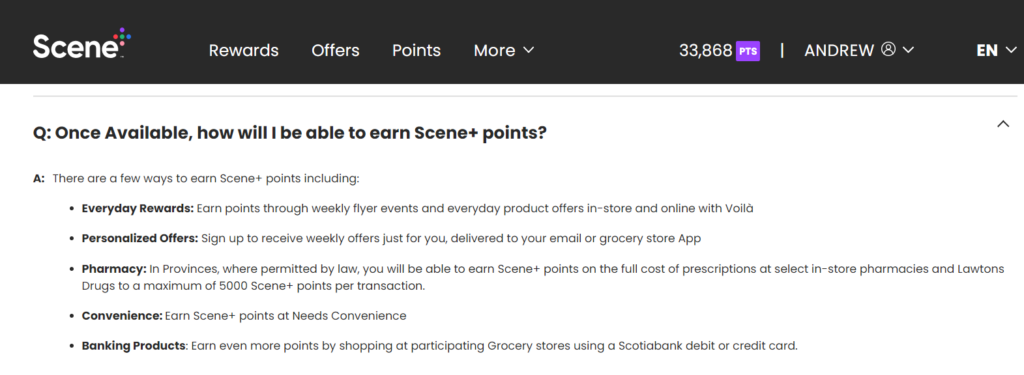 Sobeys chain switches from AIR MILES to Scene+ - Flytrippers