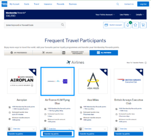 How to transfer American Express points to partners (Aeroplan, Avios ...