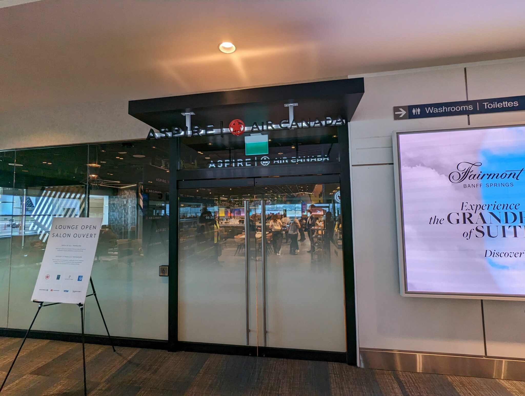 First look: New Air Canada airport lounge concept (accessible with DragonPass and Priority Pass ...