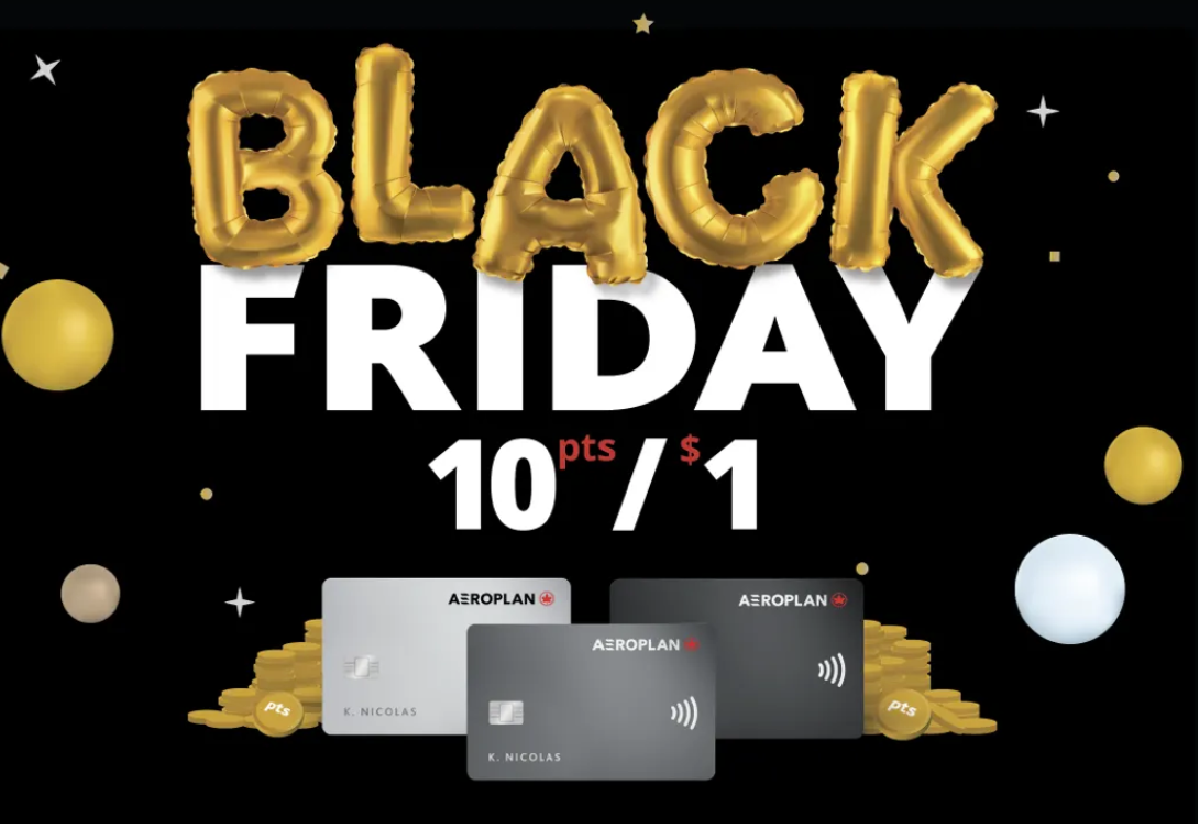 Aeroplan eStore promo: Up to 20 points per dollar for Black Friday ...