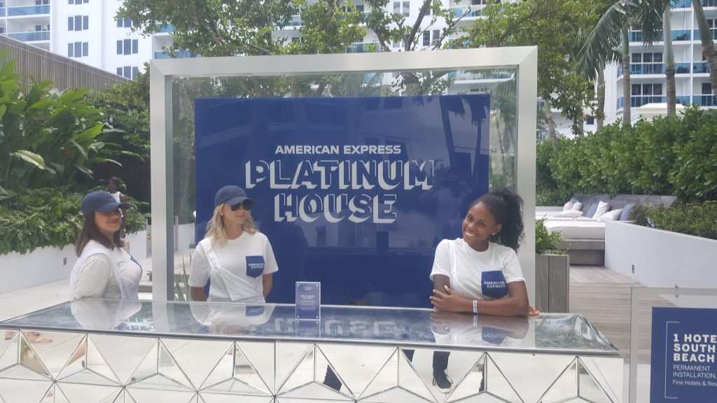 American Express Platinum event during Miami Art Week (Art Basel week ...