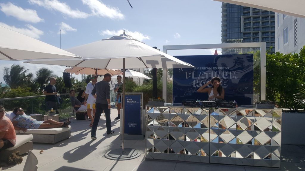 American Express Platinum event during Miami Art Week (Art Basel week ...