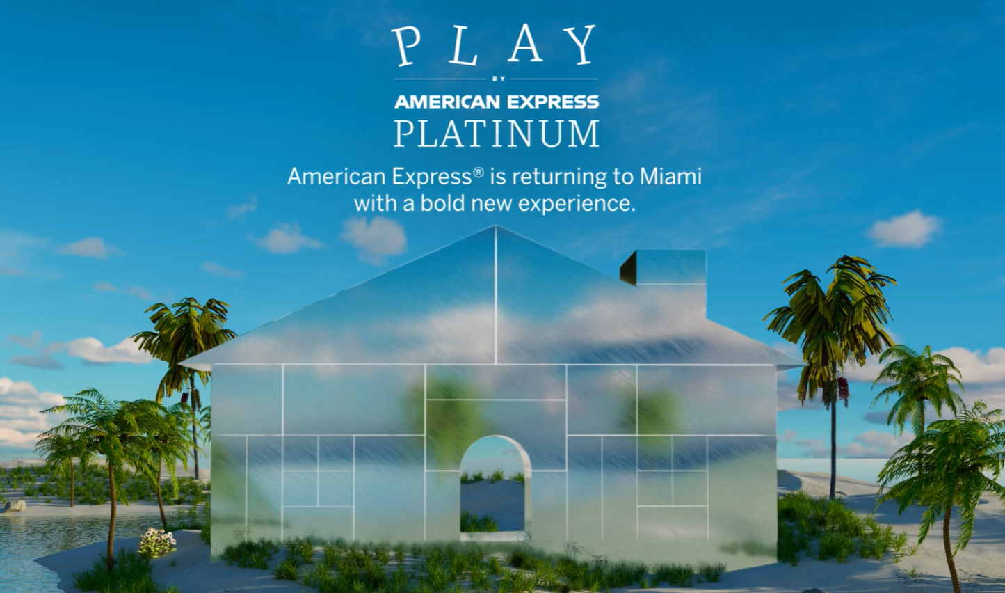 American Express Platinum event during Miami Art Week (Art Basel week ...