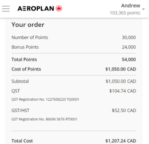 Buy Aeroplan points promo: 80% bonus (November - December 2024 ...