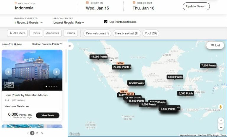 Marriott hotel searches with points: basics of the logistics and 5 pro ...