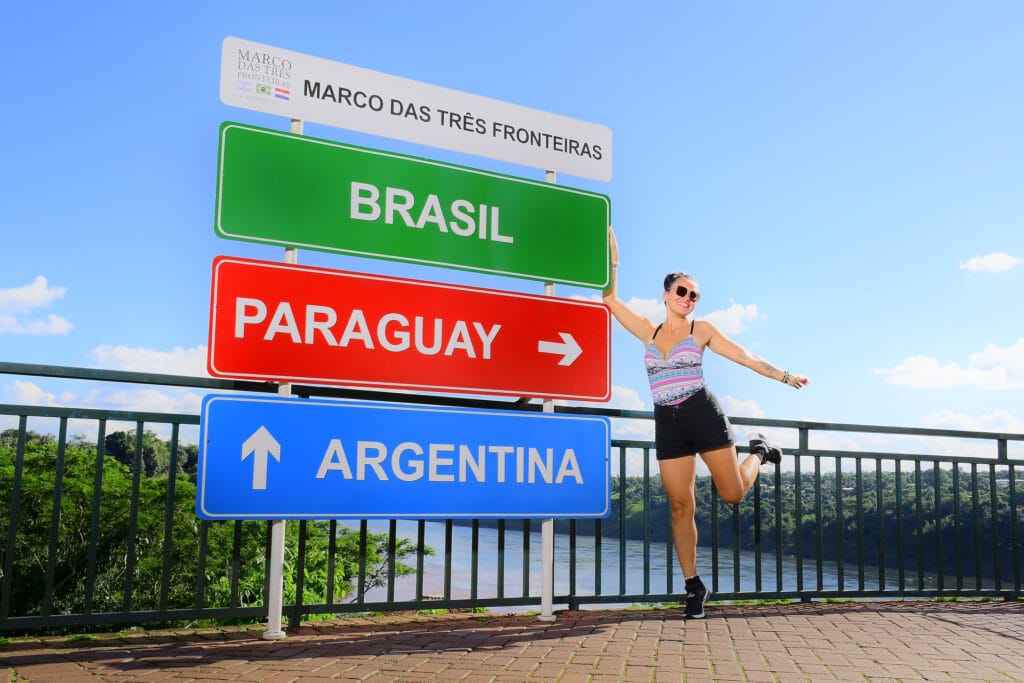 This landmark in South America allows you to see 3 countries at the ...