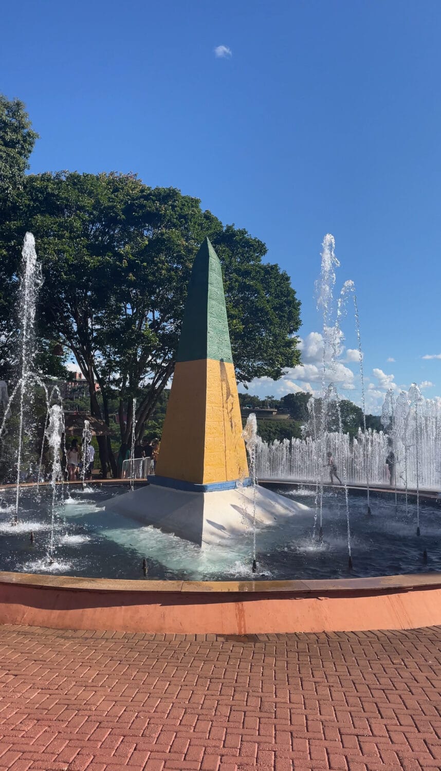 This landmark in South America allows you to see 3 countries at the ...