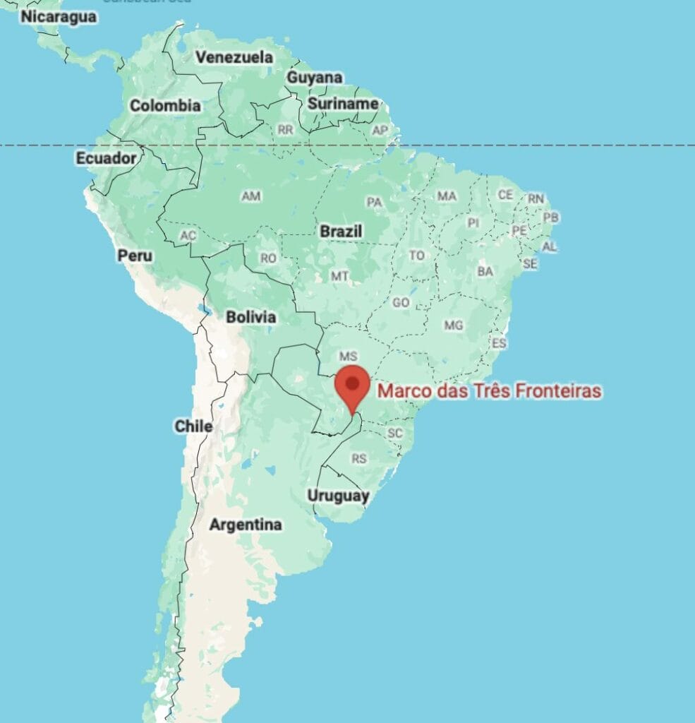 This landmark in South America allows you to see 3 countries at the ...