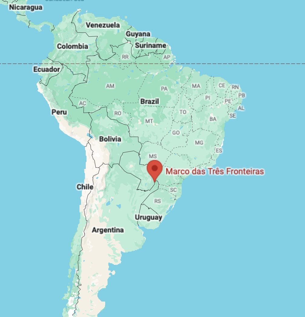 This landmark in South America allows you to see 3 countries at the ...