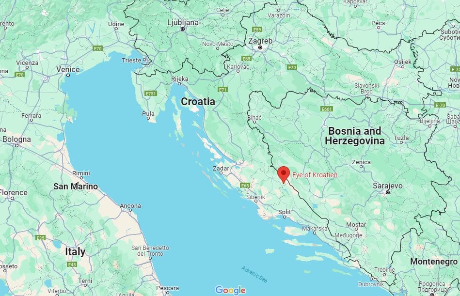 The wild natural wonder in Croatia that looks like a giant blue eye