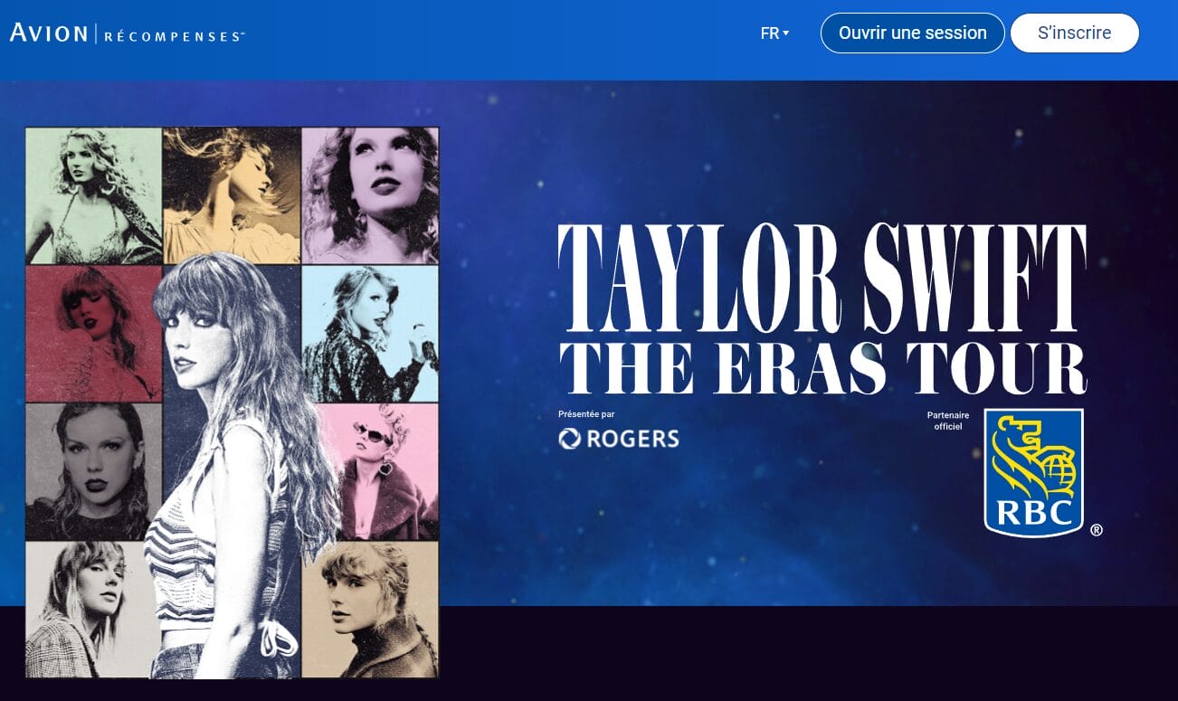 Un autre tirage de voyages gratuits pour voir Taylor Swift sur sa ...