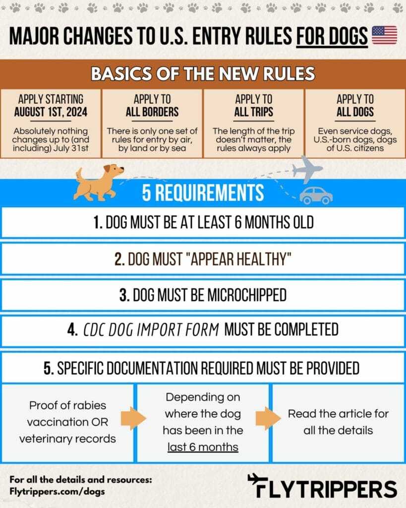Major changes to U.S. entry rules for dogs - Flytrippers
