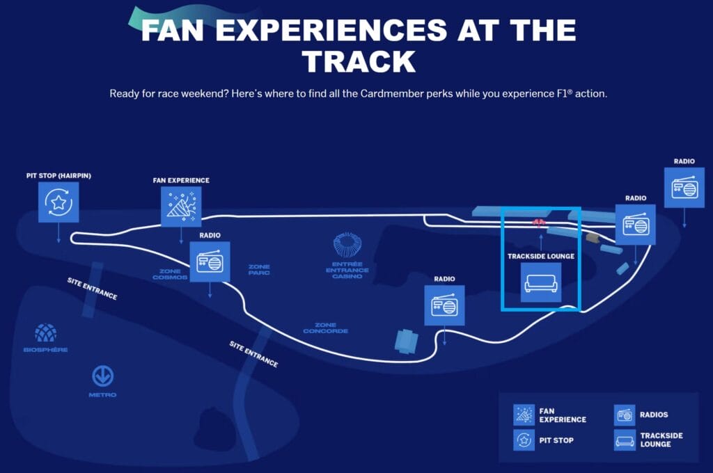 American Express benefits at the Formula 1 Grand Prix in Montreal ...