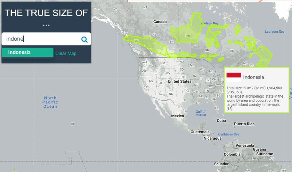 You've been fooled by the "fake" size of Canada your entire life ...