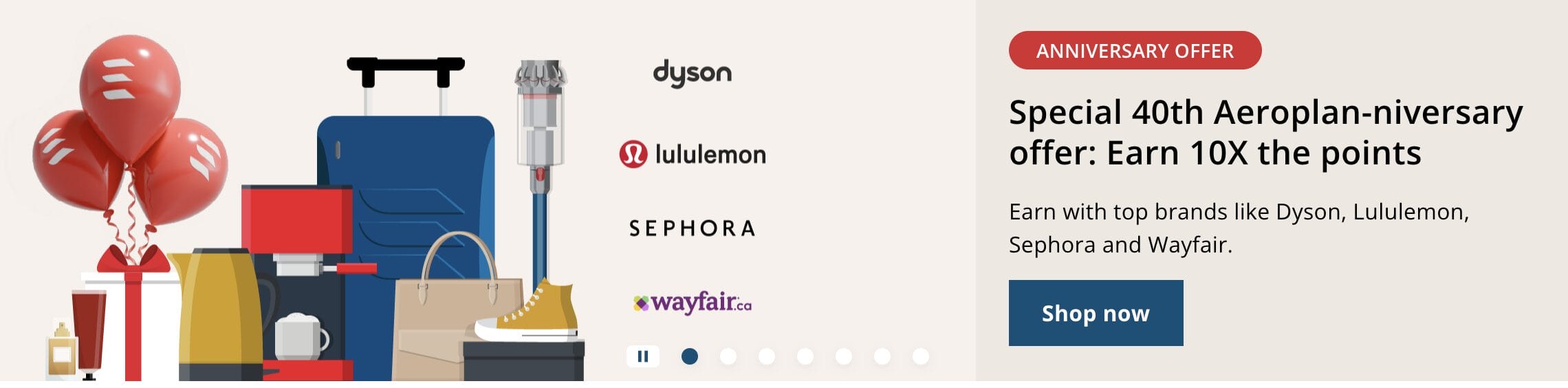 Aeroplan eStore promotion: 10 pts/$ (≈ 15%) at 40+ retailers (July 2024 ...