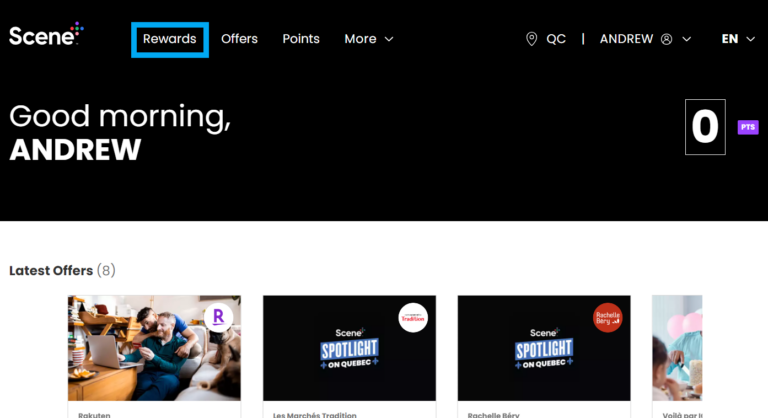 How to redeem Scene+ points (step by step) - Flytrippers