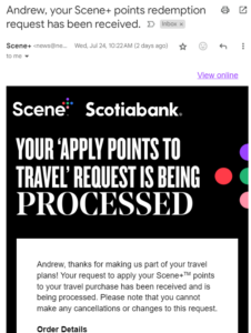 How to redeem Scene+ points (step by step) - Flytrippers