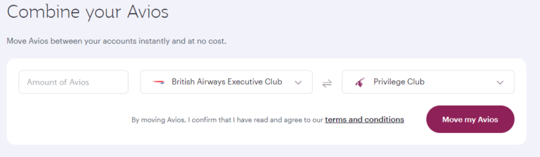 How to transfer Avios points between airline programs (step by step ...