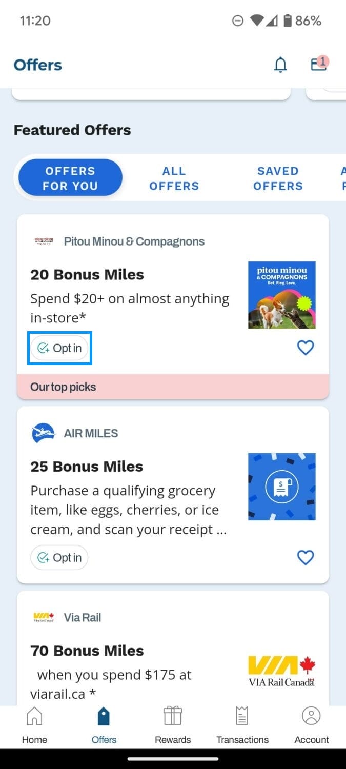How to register for AIR MILES offers and promotions (step by step ...