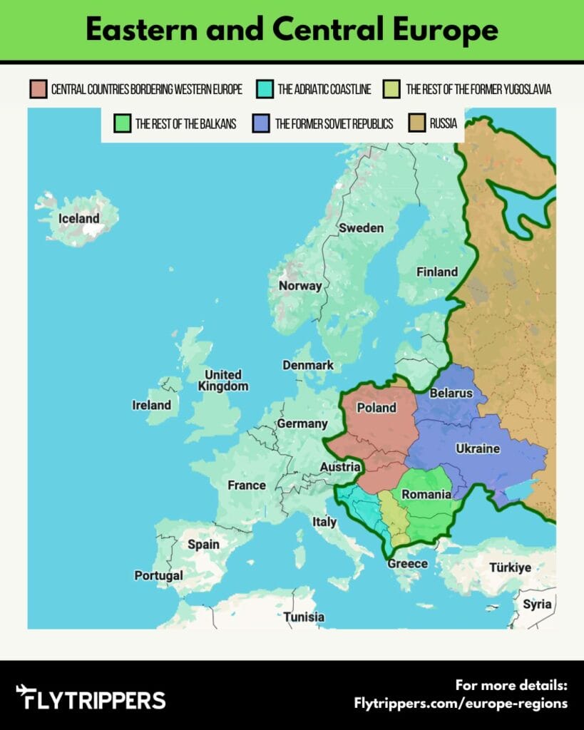 Europe’s 4 different regions: An overview to help you choose your next ...