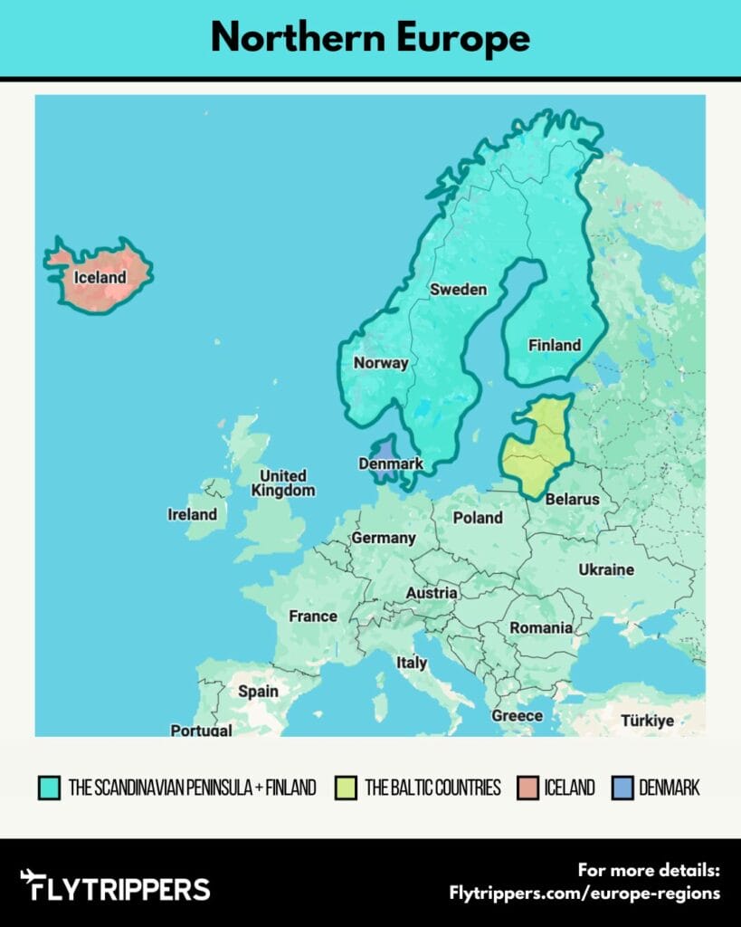 Europe’s 4 different regions: An overview to help you choose your next ...