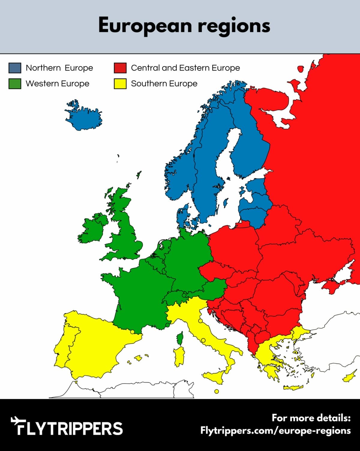 Europe’s 4 different regions: An overview to help you choose your next ...