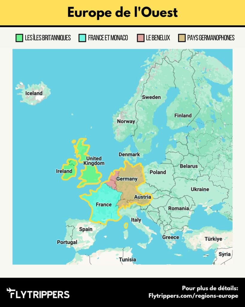4 différentes régions d'Europe: Un survol pour t'aider à choisir ta ...