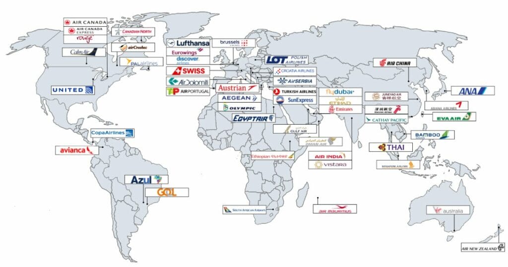 Aeroplan airline options (Air Canada AND 48 airline partners): list and ...