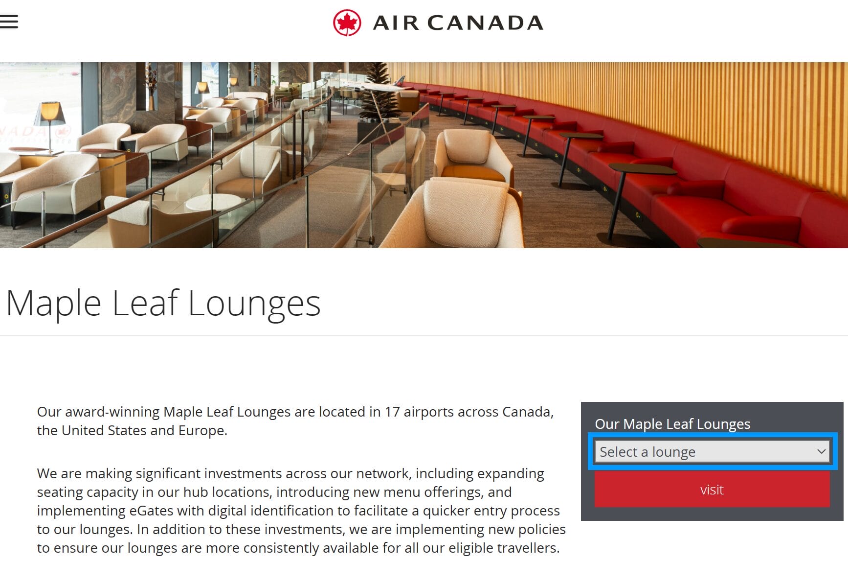 Air Canada airport lounge access benefit: Ultimate guide (2025) - Flytrippers