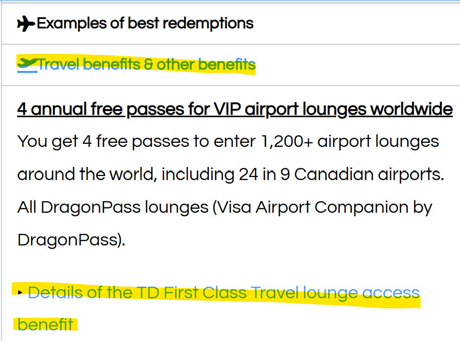 Answers to 25 questions received about the TD First Class Travel Visa ...