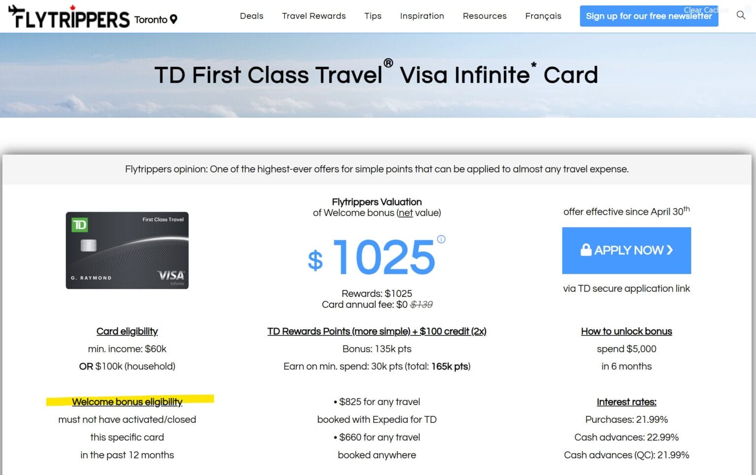 Answers to 25 questions received about the TD First Class Travel Visa ...