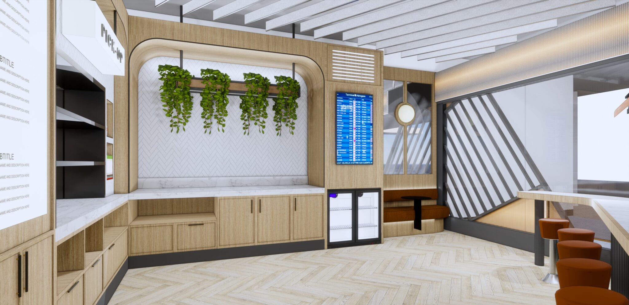 Nouveau salon d’aéroport VIP à Montréal (YUL): Salon Aspire Amex ...