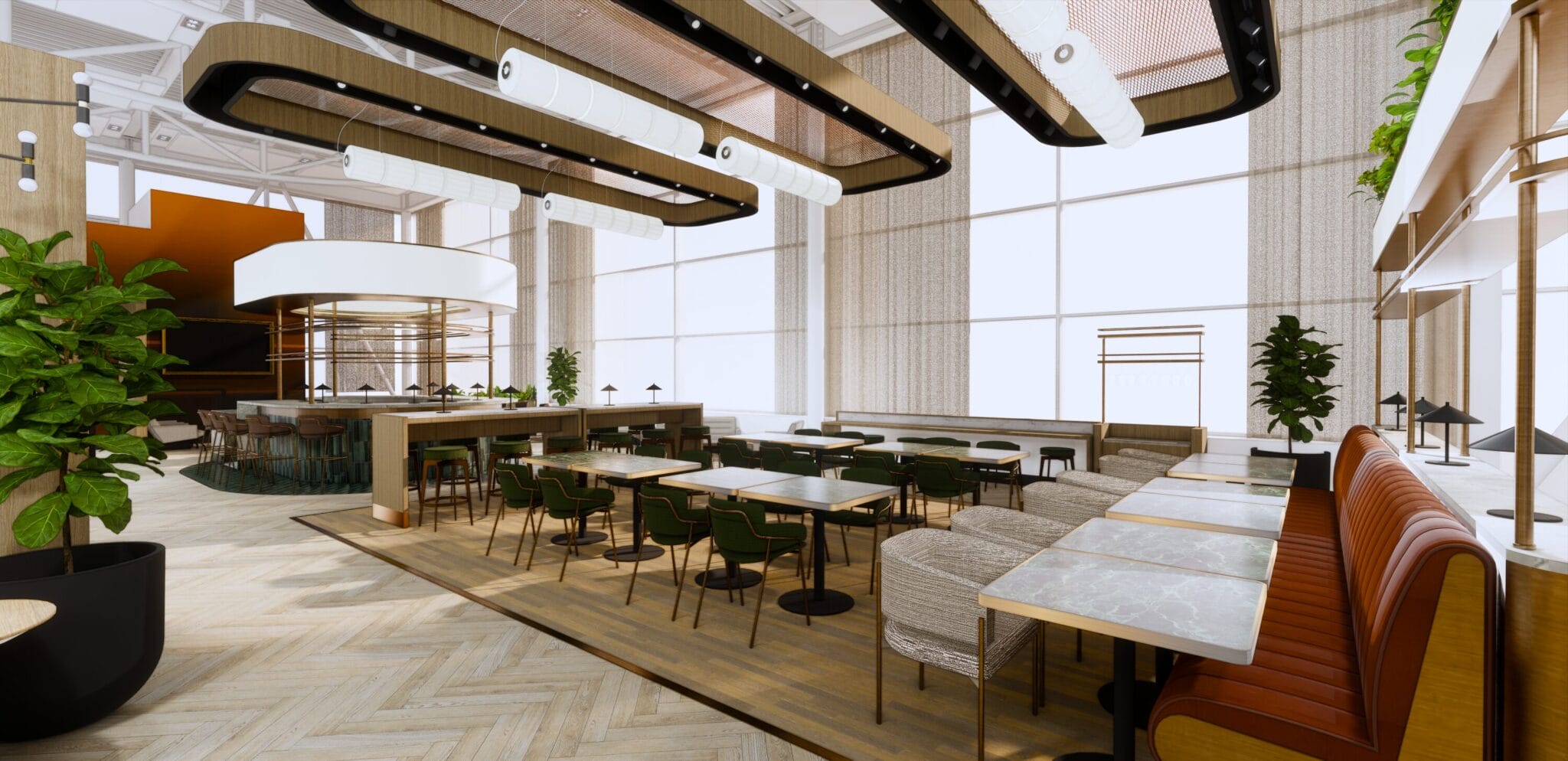 Nouveau salon d’aéroport VIP à Montréal (YUL): Salon Aspire Amex ...