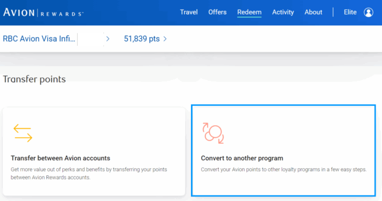 How to transfer RBC Avion points to partners (Avios, Asia Miles ...
