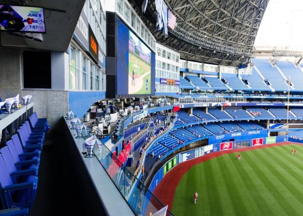 A Marriott hotel has 55 rooms with a view of the Toronto baseball ...